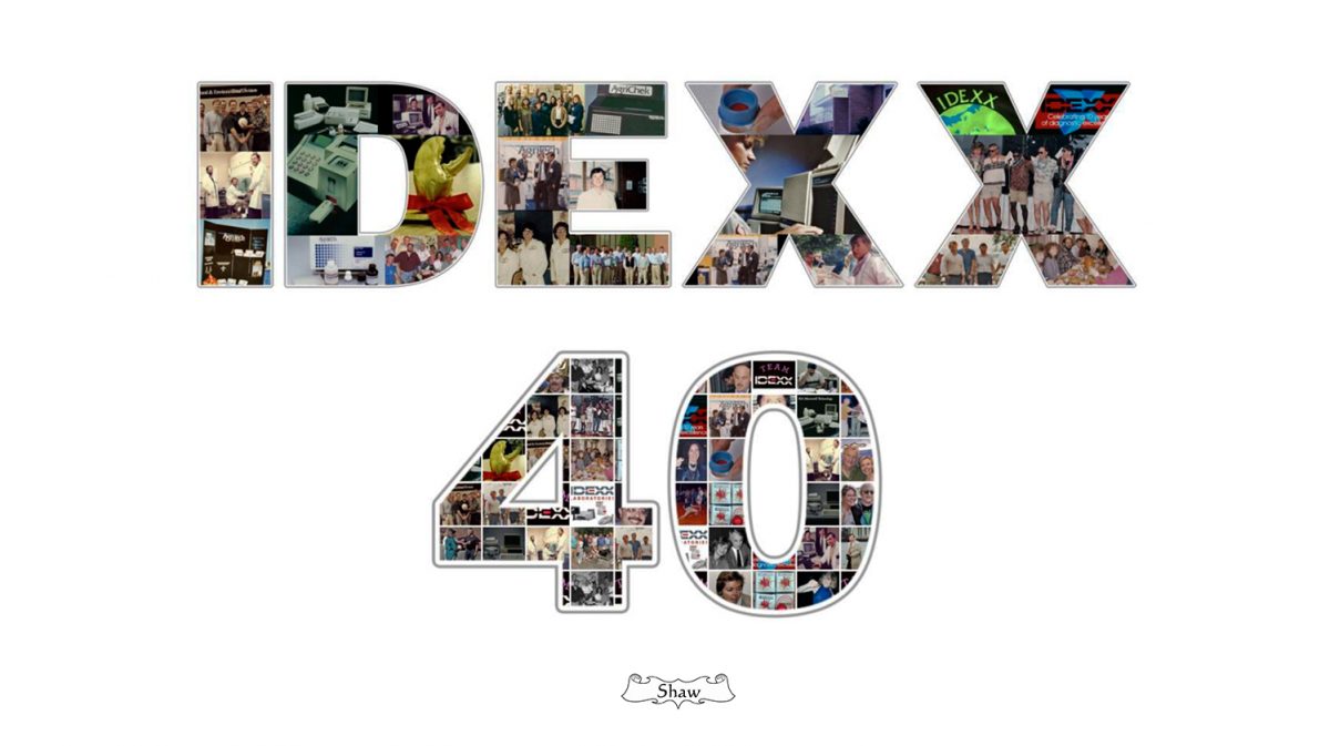 Celebrating the 40th Anniversary of the founding of IDEXX