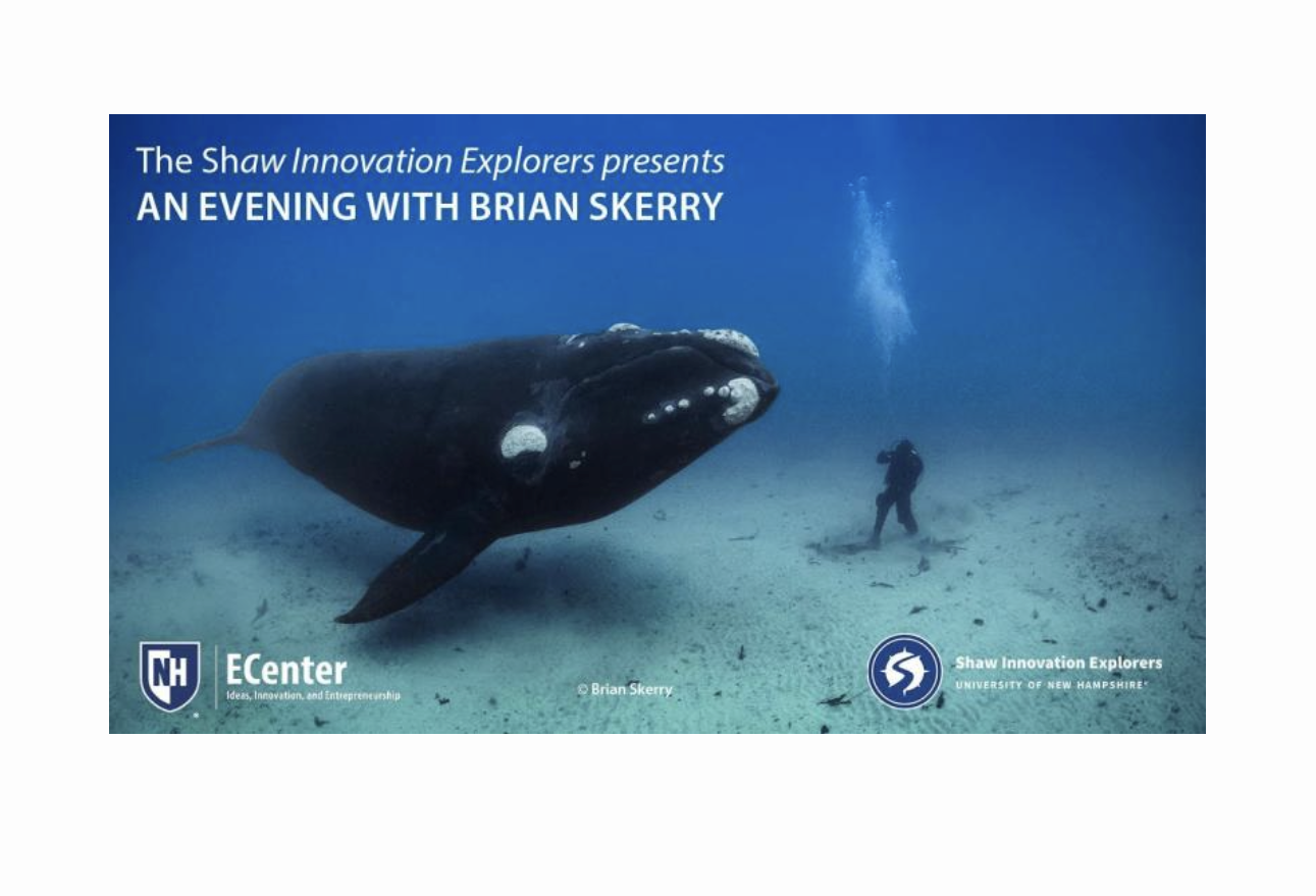 Shaw Innovation Explorers Inaugural Lecture at UNH with Brian Skerry